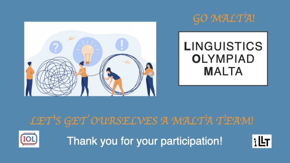 Linguistics Olympiad Malta – Solve puzzles and learn about language ...